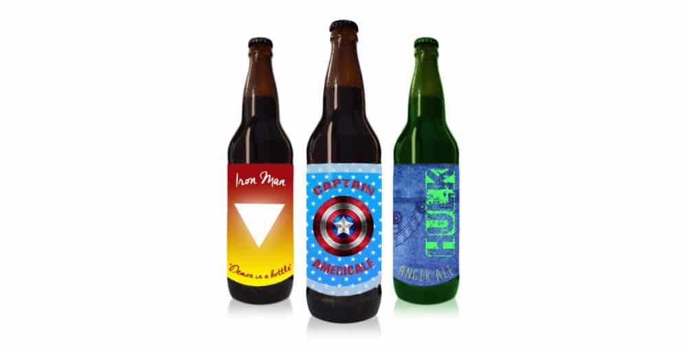 La bière que boivent les super héros de Marvel par Meltin Pop