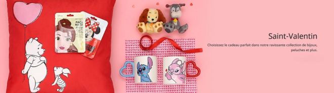 La Saint-Valentin apporte un vent d'amour sur le ShopDisney