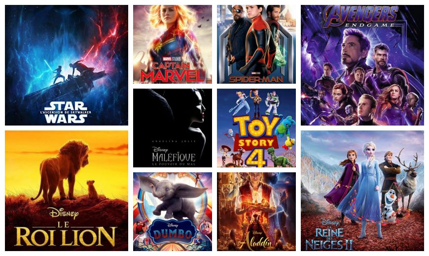 Walt Disney Studios : plus de 10 milliards au box office 2019